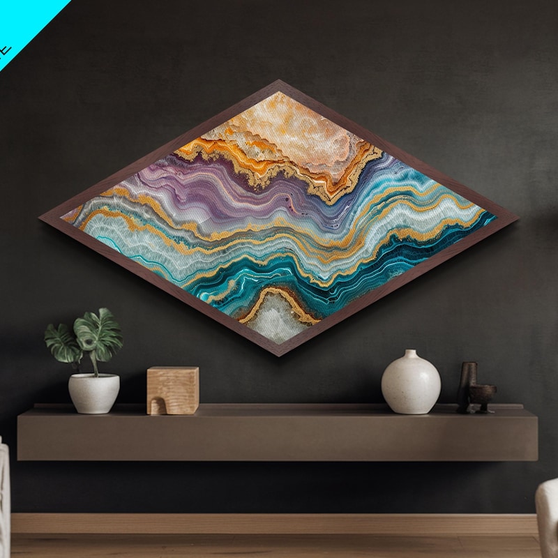 Agate Wall Art - Etsy