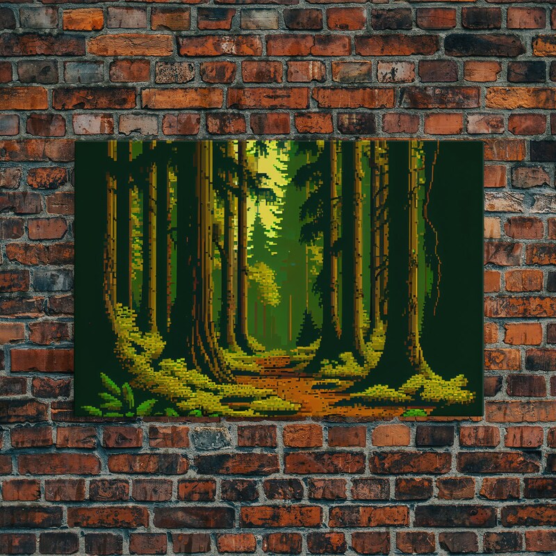 Pixel Art Print - Etsy