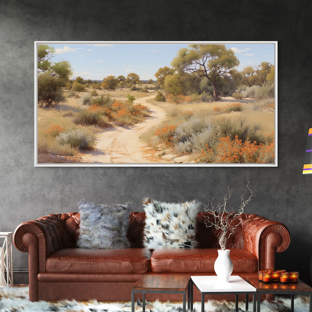 Landscape Oil Painting Canvas Print, West Texas Wall Art, West Texas ...