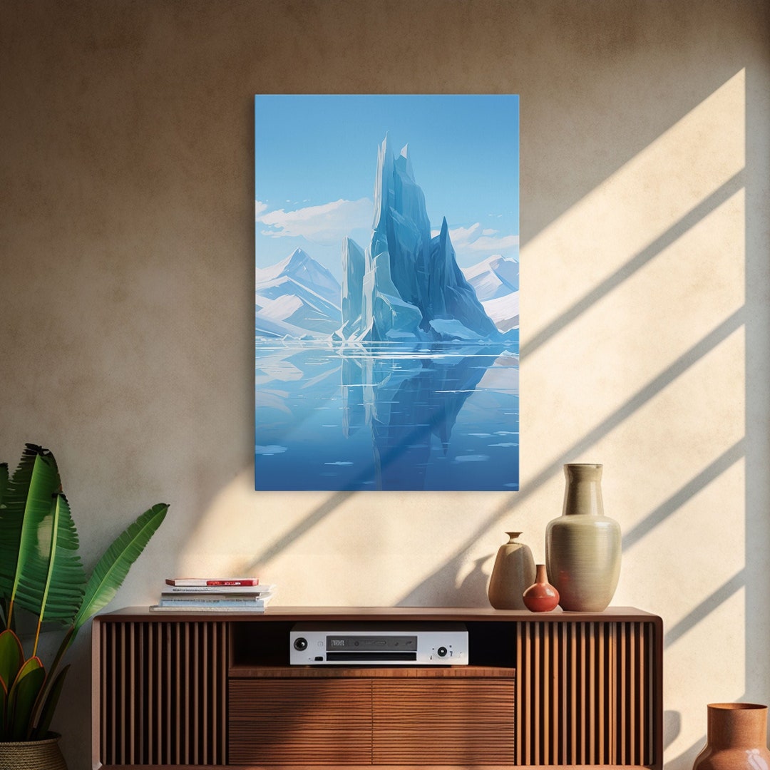 Iceberg Wall Art Iceland Wall Art Seascape Wall Print - Etsy
