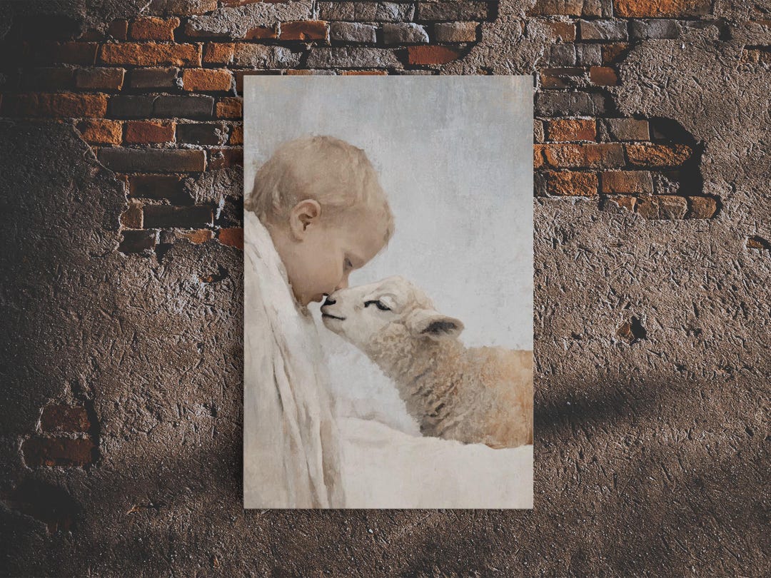 Child of Peace, Framed Canvas Print, Christian Art Prints, Jesus ...