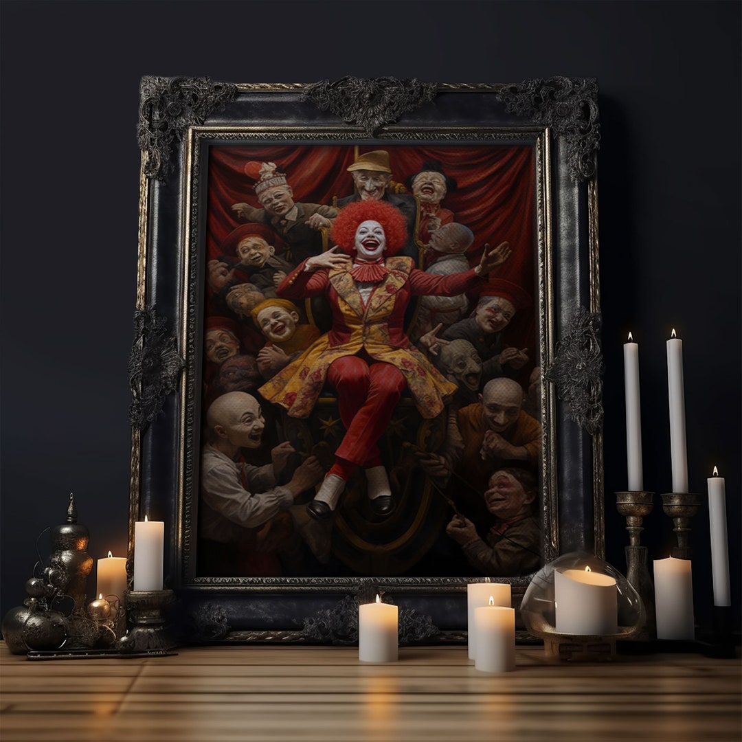 The Macabre Circus, Halloween Canvas Print / Framed Canvas, Victorian ...