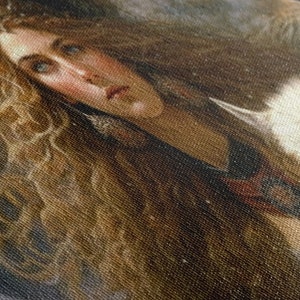 Lady Freya, Nordic / Norse Mythology Art, Framed Canvas Print, Norse ...