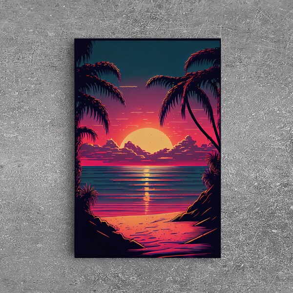 Pixel 8 Synthwave - Etsy