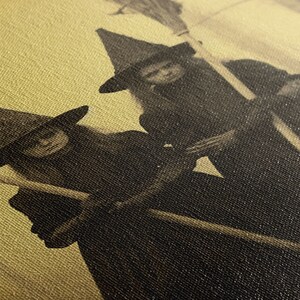 Cursed Art, Victorian Witches Daguerreotype, Framed Canvas Print ...