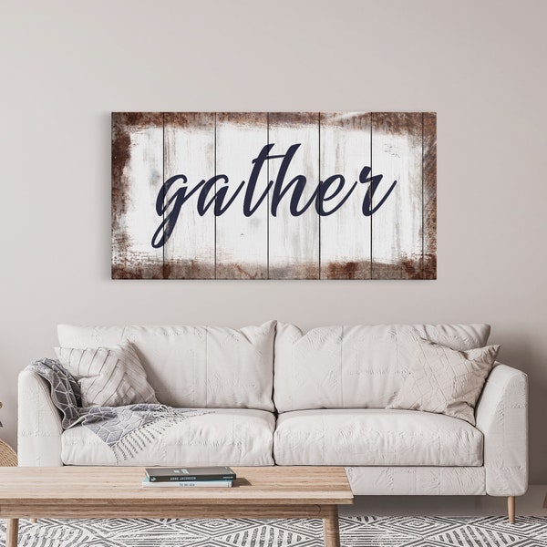 Large Gather Sign - Etsy