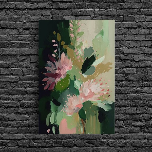 Abstract Floral Art - Etsy
