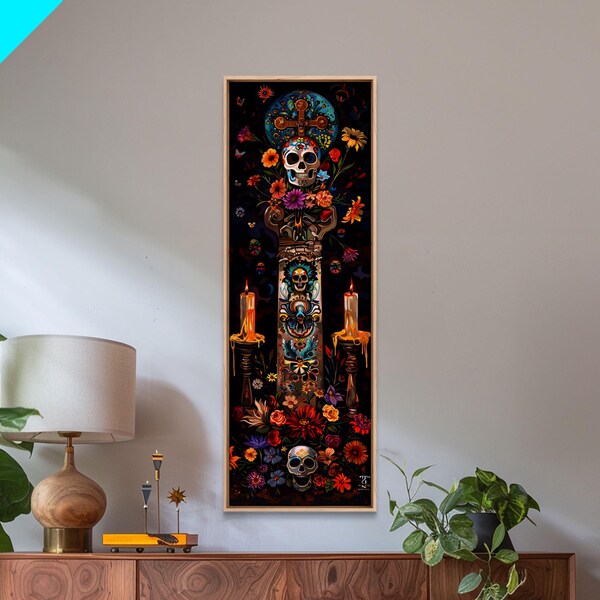 Sugar Skull Painting - Etsy