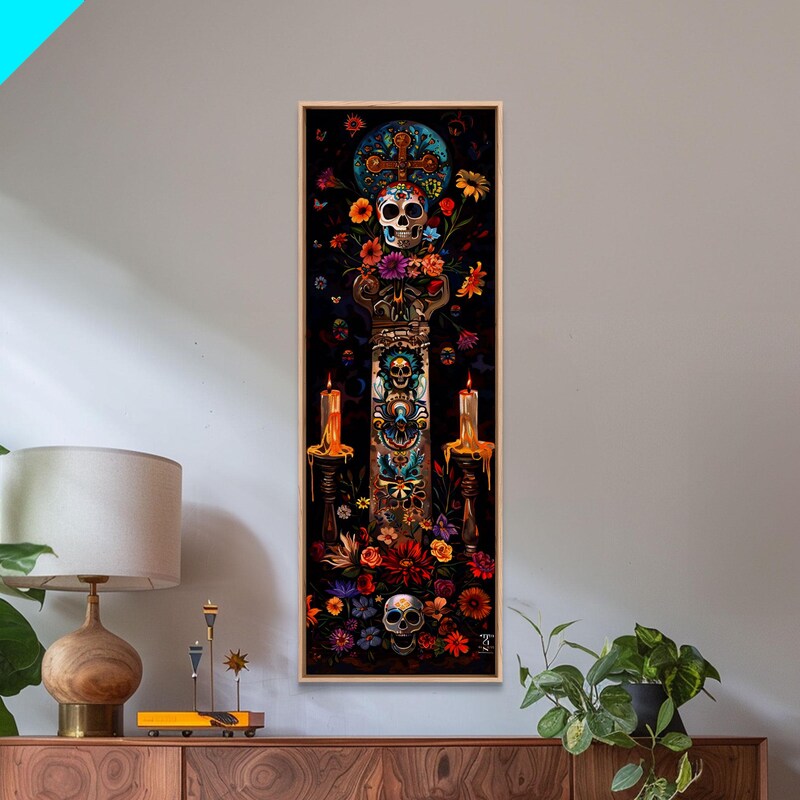Day of the Dead Wall Art - Etsy