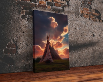 Canvas Native Wall Art - Etsy