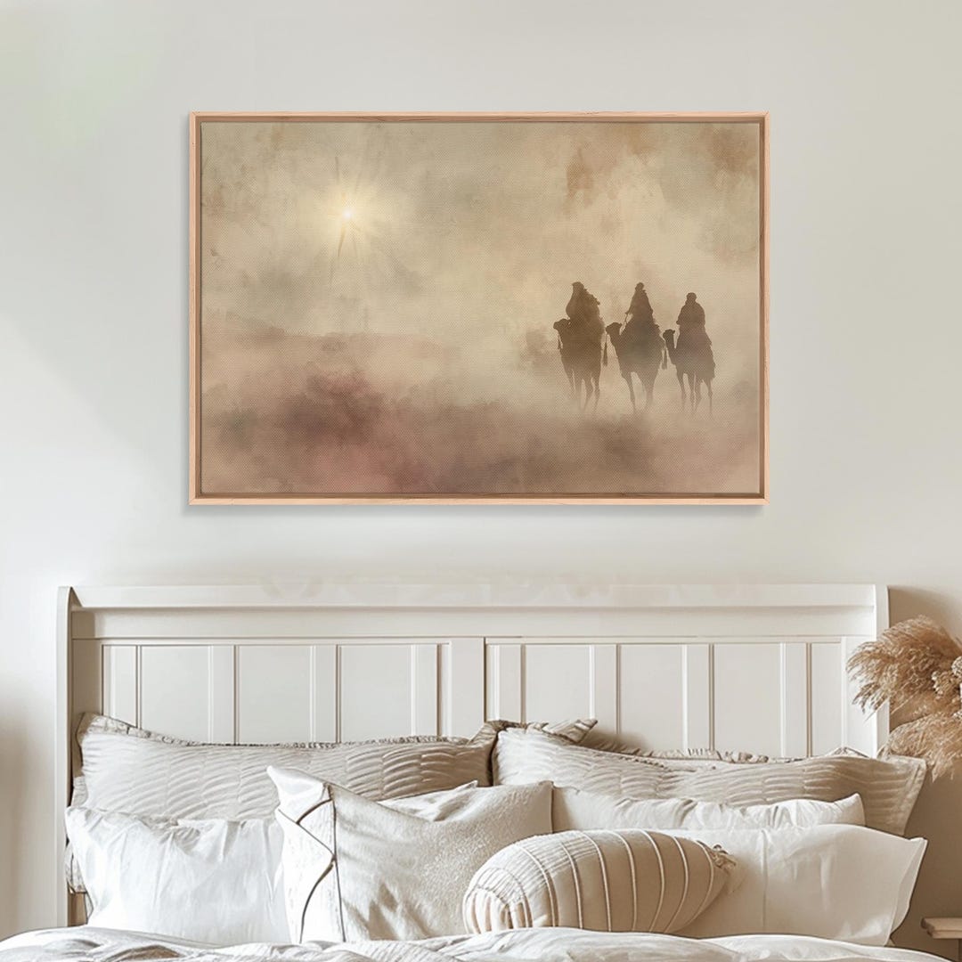Star of Promise - Framed Canvas Print - Christian Wall Art - Christian ...