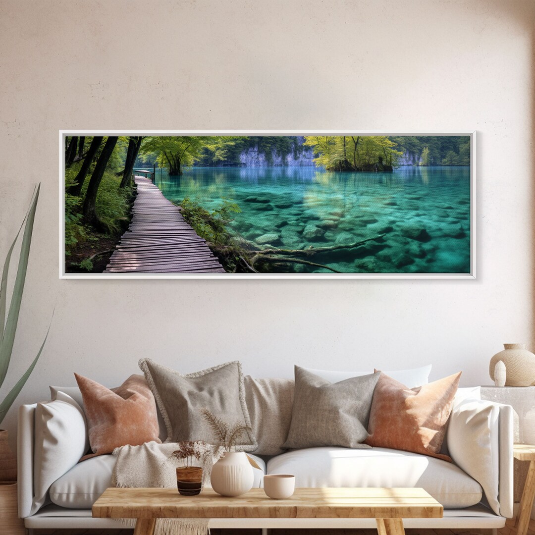 Panoramic Print of Plitvice Lakes Park Croatia Extra Large Wall Art ...