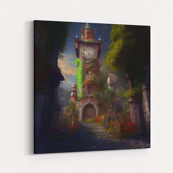 Fantasy Clock Tower - Etsy