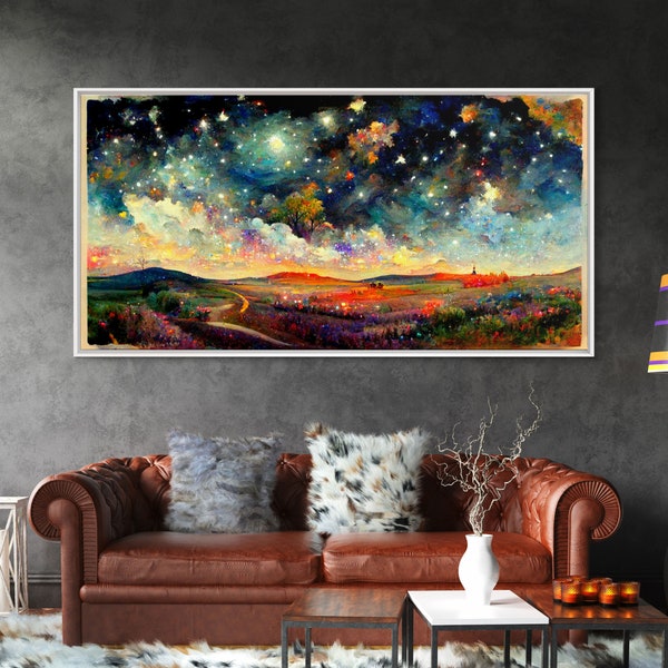 Starry Sky Painting - Etsy