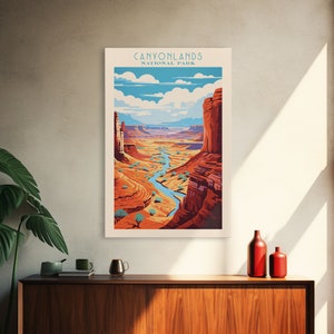 Canyonlands National Park Travel Poster Print, Canvas Print Wall Art ...