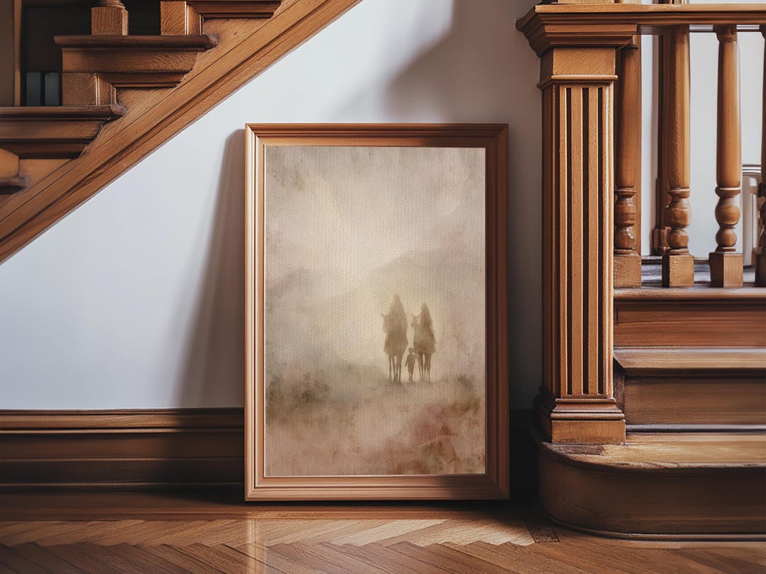 Heavenward Steps | Framed Canvas Print | Christian Art Canvas ...