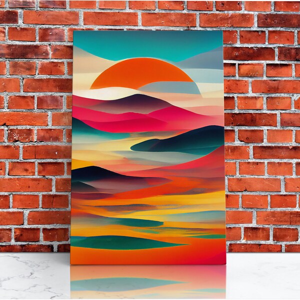Sunset Art - Etsy