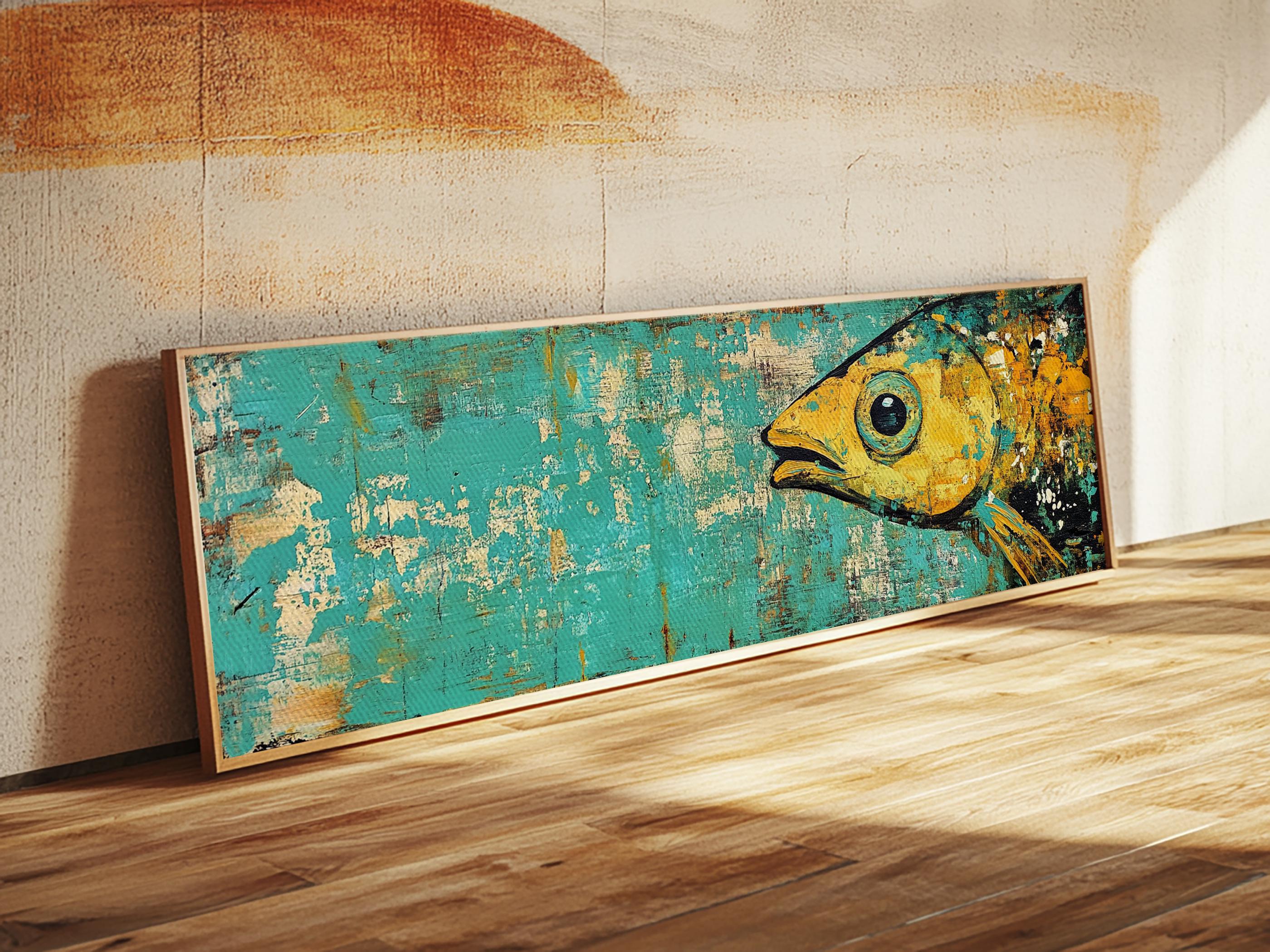 Coin in the Fishs Mouth Miracle Scene Framed Canvas Print | Panoramic ...