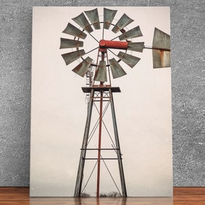 Rustic Farmhouse Home Decor, Windmill Photography Photo Print Art ...