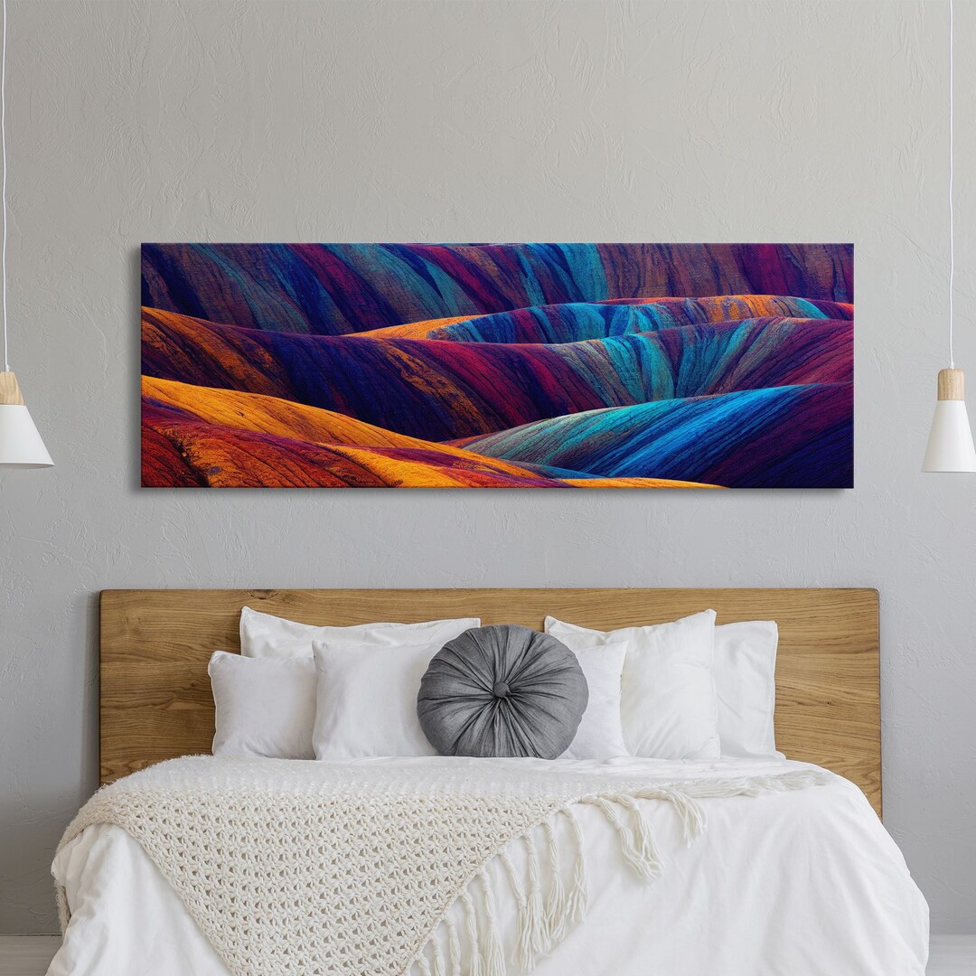 Colorful Geology Art Surreal Rock Art Extra Large Wall Art - Etsy