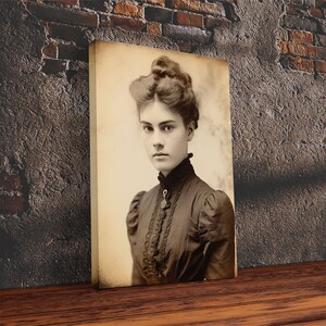 Antique Photograph, Victorian Portrait, Victorian Photos, Canvas Print ...