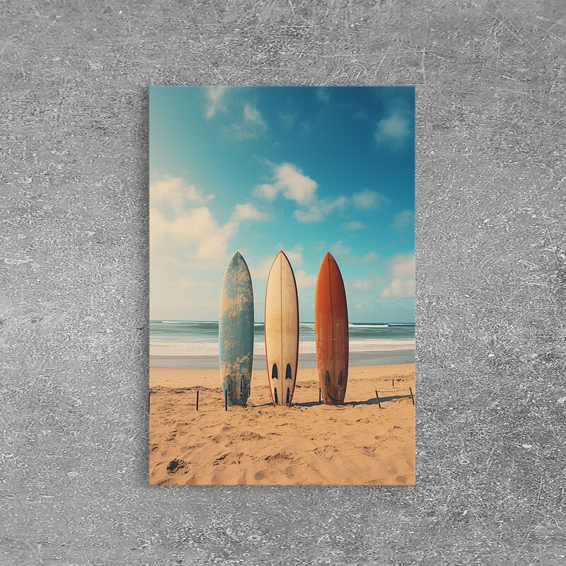 Surf Board Art - Etsy