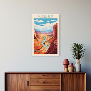 Canyonlands National Park Travel Poster Print, Canvas Print Wall Art ...