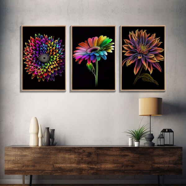 Botanical Canvas - Etsy
