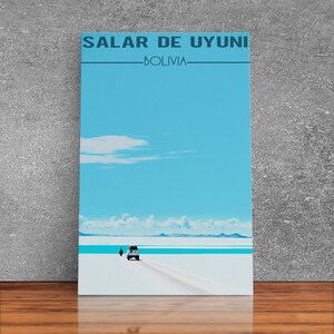 Salar De Uyuni Wall Art, Bolivia Poster, South America Wall Print ...
