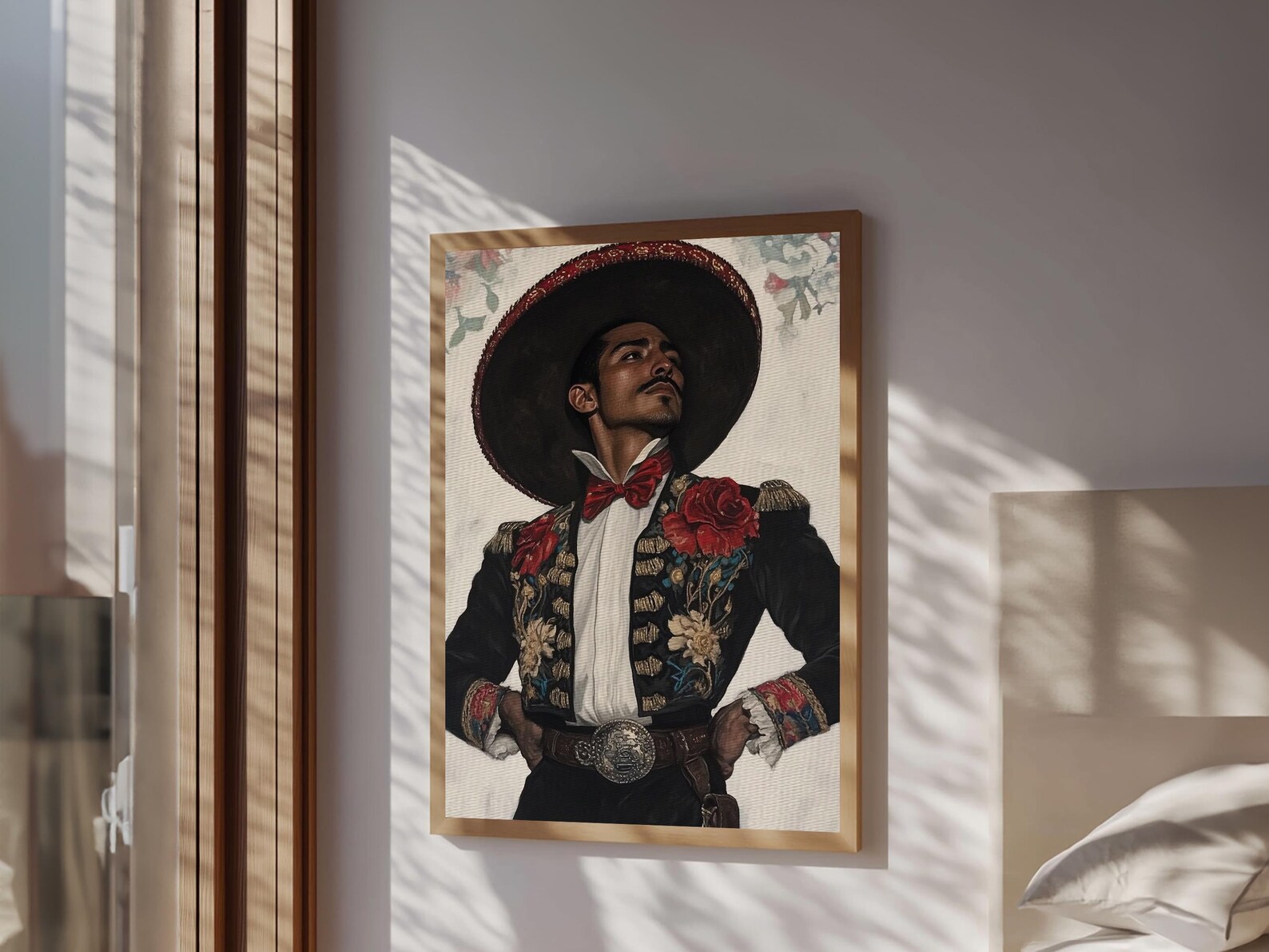 The Matador Painting Print, Chicano Art Framed Canvas Print ...