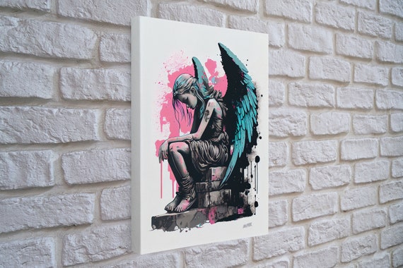 Artistic Graffiti Angels