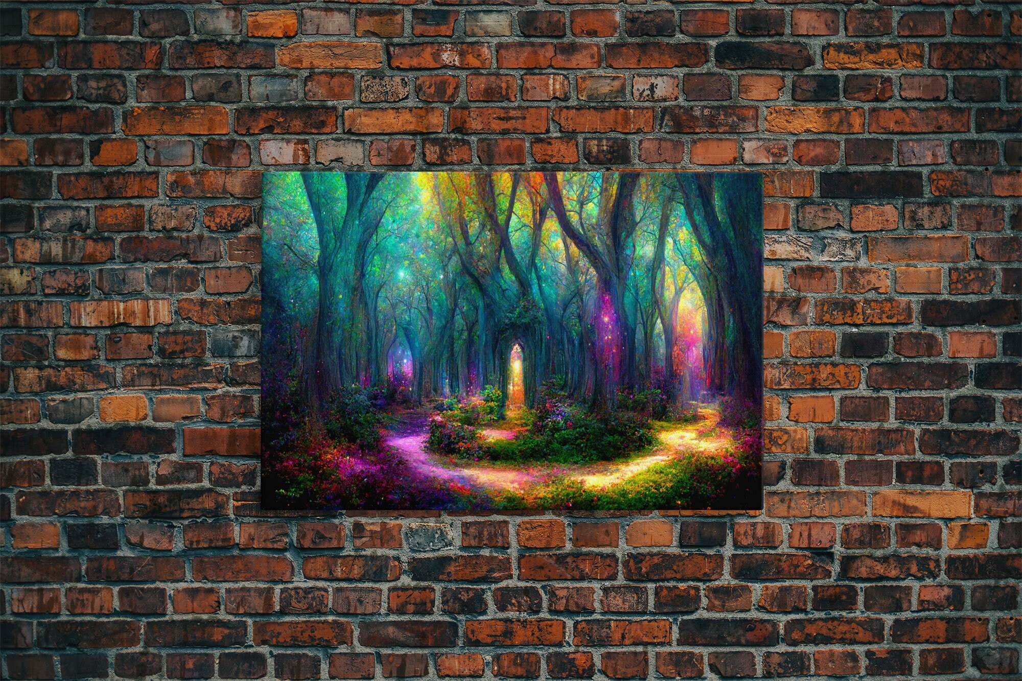 Beautiful Fantasy Wall Art Canvas Print Magical Forest - Etsy