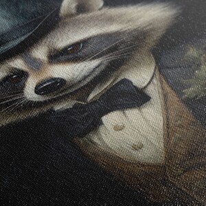 Distinguished Dapper Gentleman Raccoon, Funny Animal Prints, Humorous ...