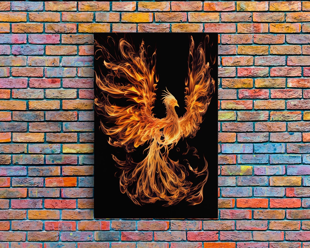 Canvas Print of "the Phoenix" - Rebirth Art - Framed Canvas Art ...
