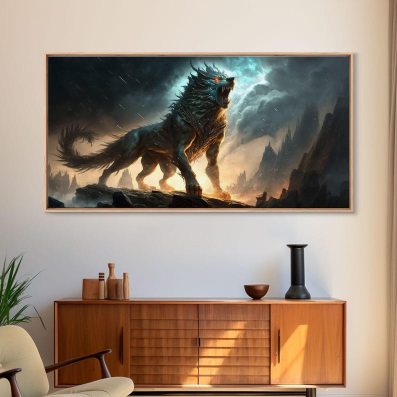 Fenrir, Fenris, Norse Mythology, Vanargand, Fantasy Wolf Art, Nordic ...