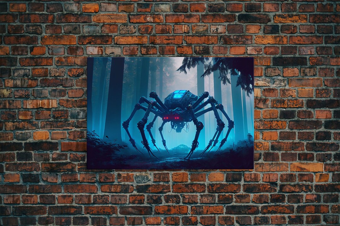 Cyborg Spider, Scifi Fantasy Horror Art, Robot Spider on the Hunt ...