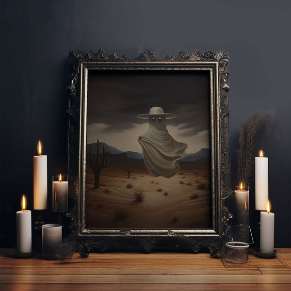 Cowboy Ghost Poster - Etsy