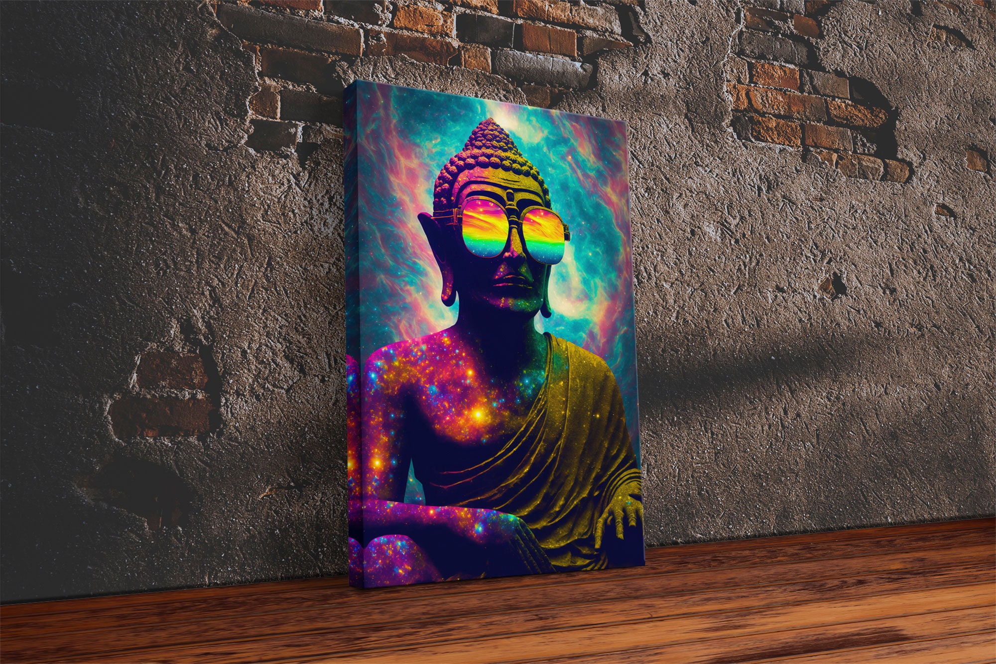 Happy Buddha Pop Art