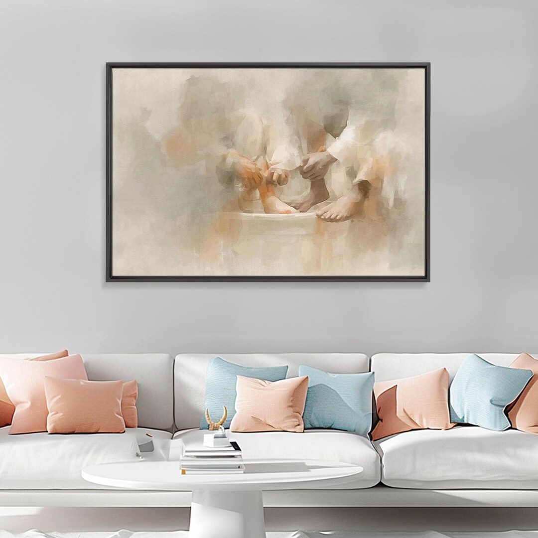 Servant's Offering | Framed Canvas Print | Christian Wall Art ...