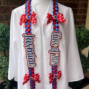 Customized Graduation Lei, Senior Recognition, Personalized Gift for ...