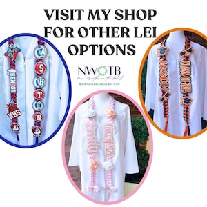 Customized Graduation Lei, Senior Recognition, Personalized Gift for ...