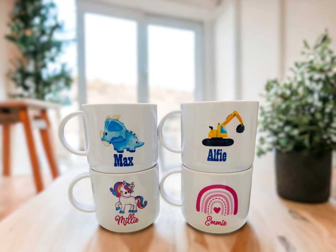 Children's Personalised Unbreakable Plastic Cup, Childs Cup, Childs Mug ...