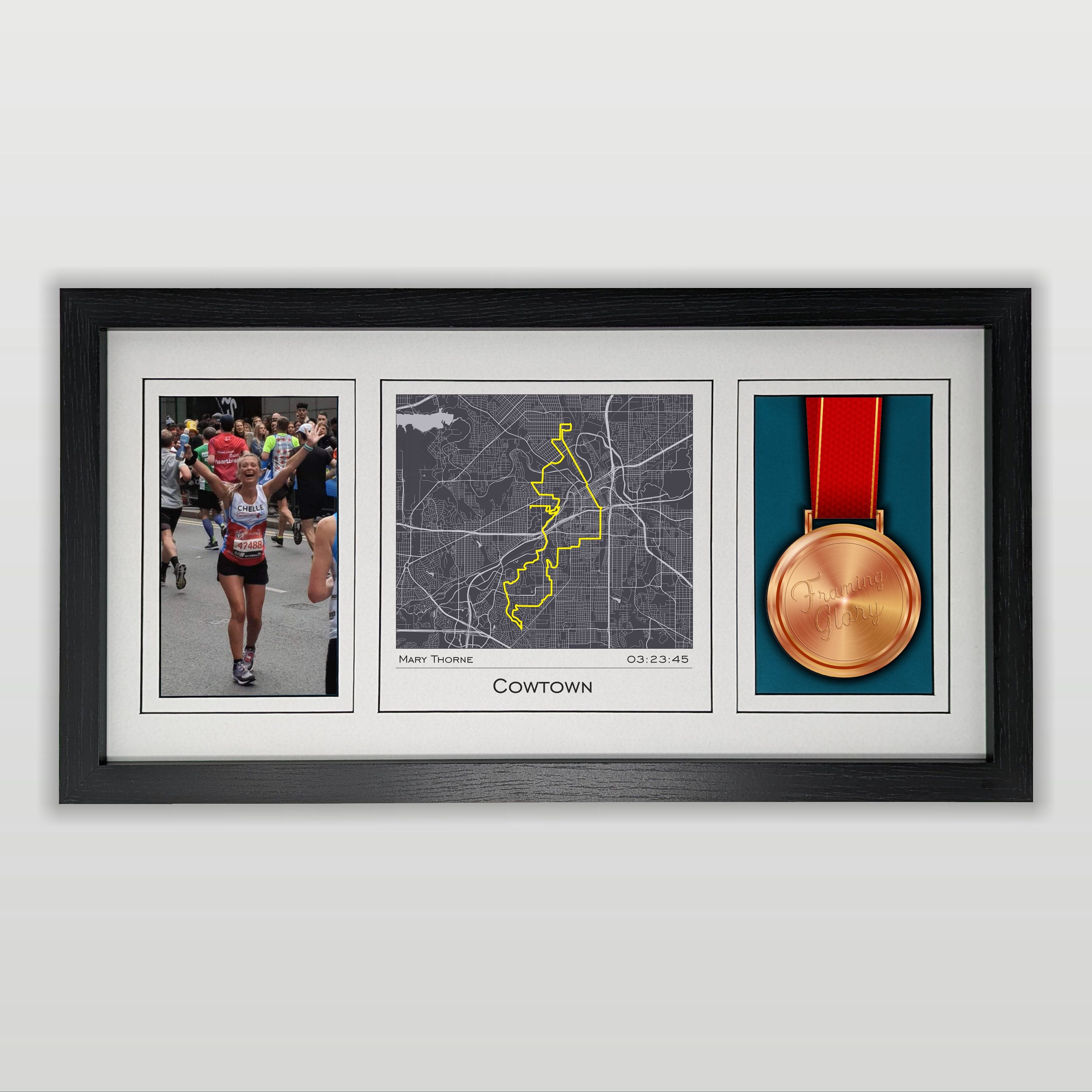Marathon Medal With Picture Frames