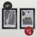 Tokyo Marathon Route Map & Double Medal Display Frame : Gift for Tokyo ...