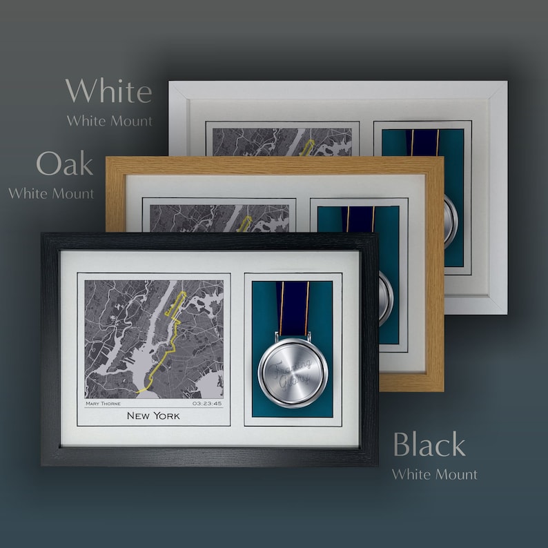 Running Map & Medal Plus Bib Plus Photo Display Frame Offer : Gifts for ...