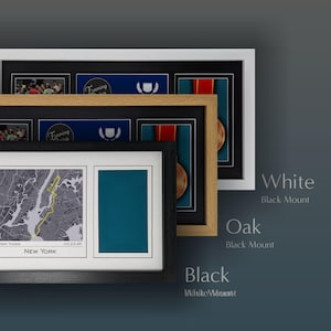 Any Marathon Running Map, Photo & Medal Display Frame : Gift for ...