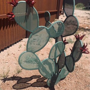 Welded Steel Prickly Pear Cactus - Etsy