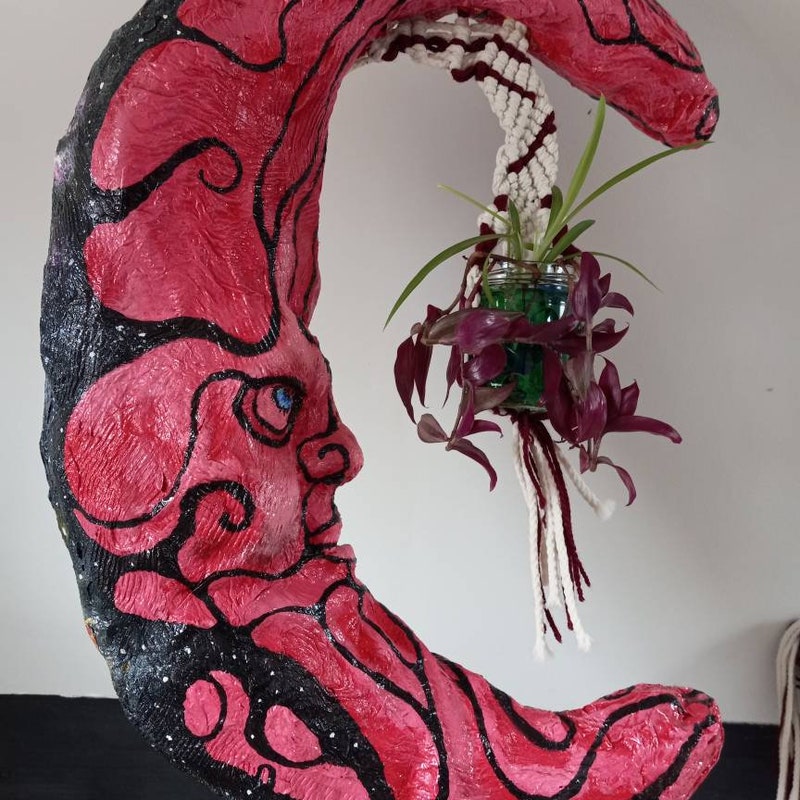 Paper Mache Moon - Etsy