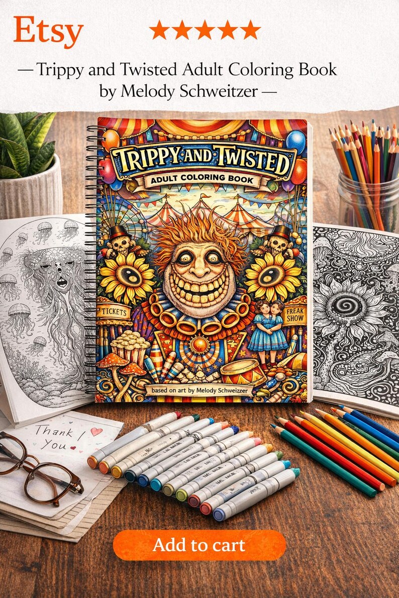 Adult Coloring Book - Etsy