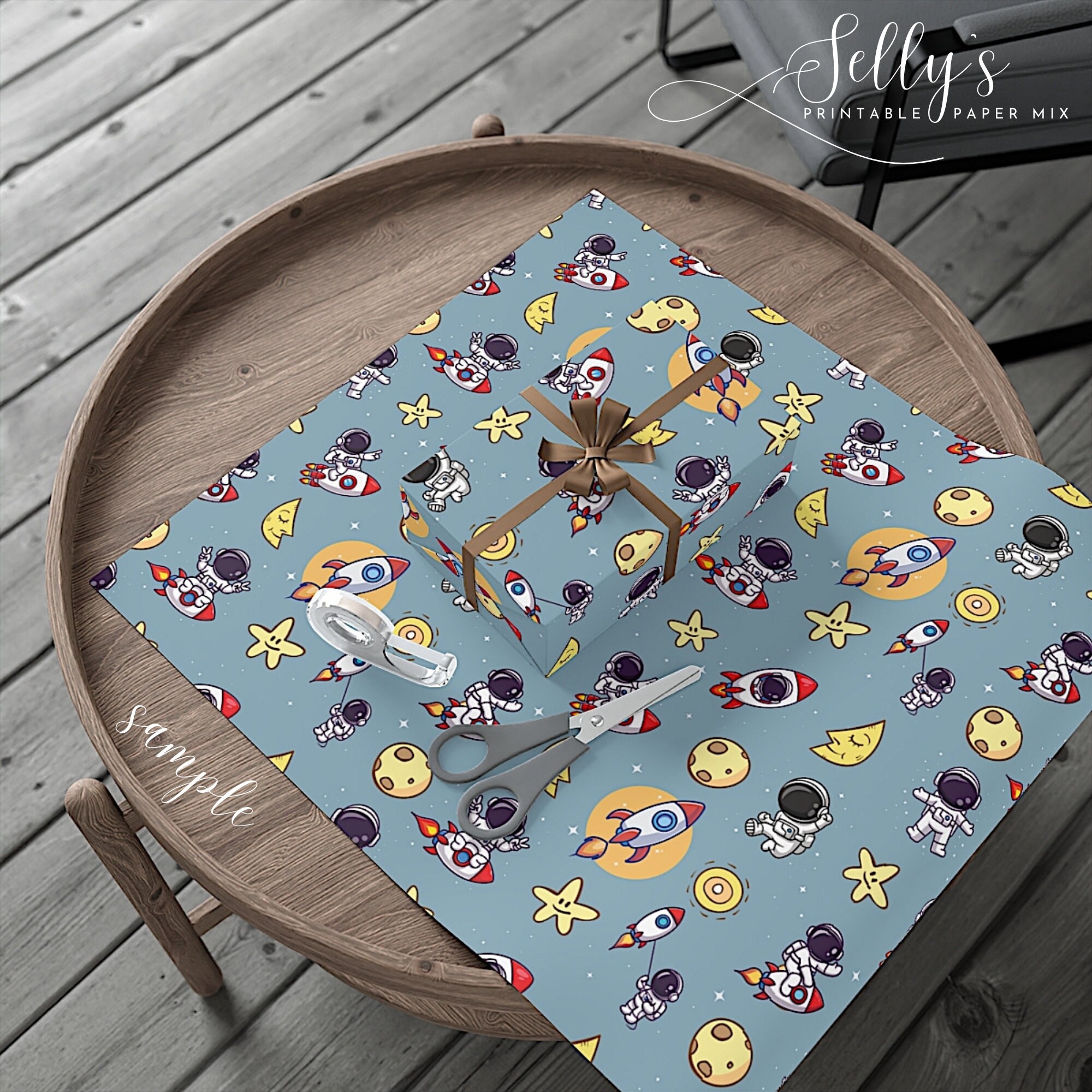 Spaceman Kids Seamless Repeating Pattern Add Fun and Whimsy to Your ...